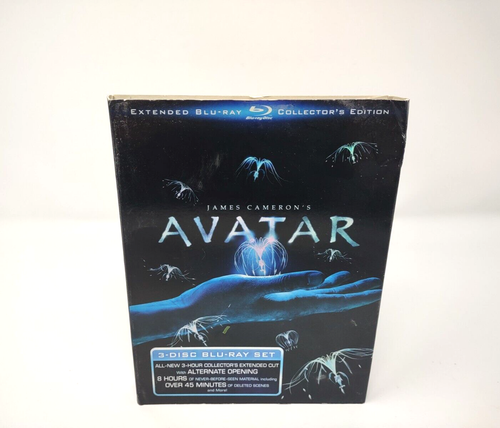 Avatar Extended Collector's Edition (Blu-ray, 2009, 3-Disc Set) with ...