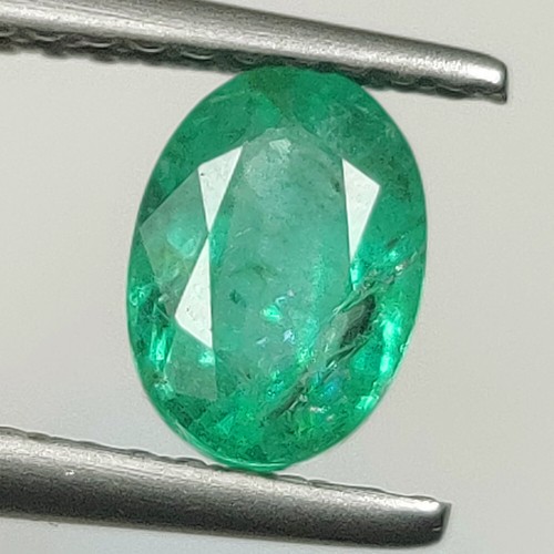 0.74 CT - Natural Emerald Oval Shape unique Luster Gem Zambian - 7518 | eBay