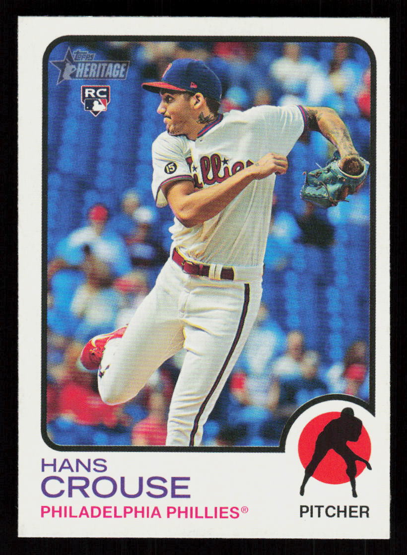 2022 Topps Heritage Hans Crouse #377 Baseball Philadelphia Phillies | eBay