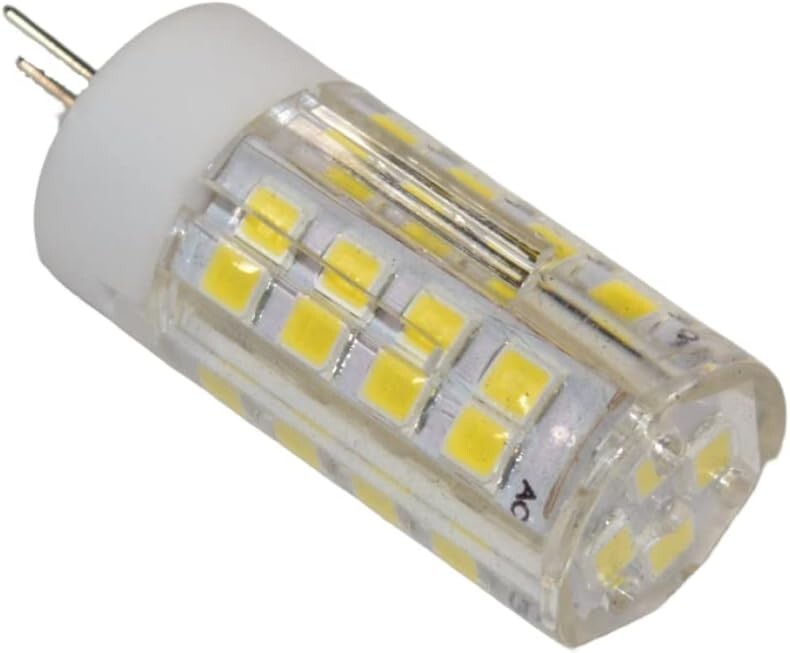 4-Pack G4 Bi-Pin 52 LEDs Light Bulb SMD 2835 Cool White for Microwave ...