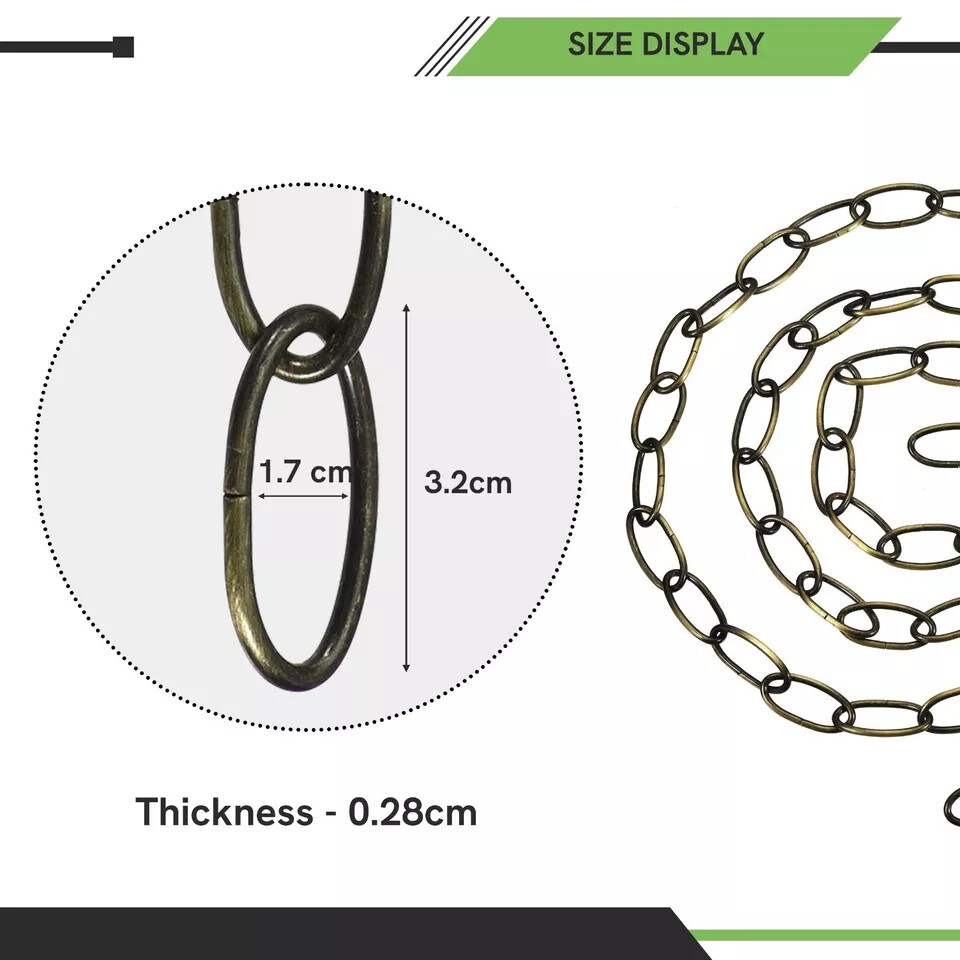 Chandeliers Light Chain 32mm x 17mm for Lighting Ceiling Lights Pendant ...