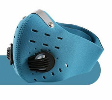 ⭐Face Mask Reusable Covering with Dual Valve Washable Breathable Unisex ...