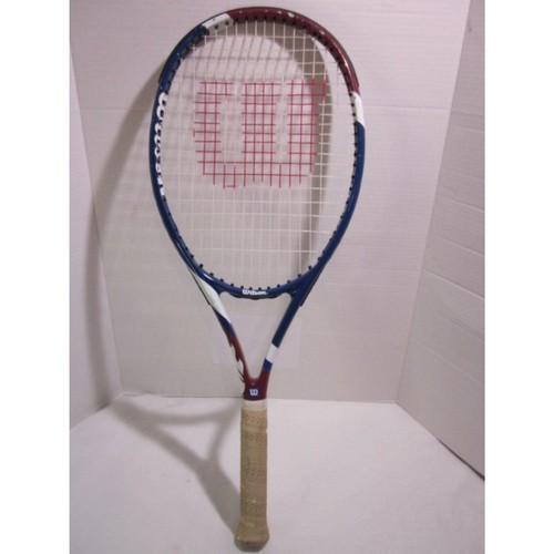 Wilson Us Open Red White Blue 26 3/4 In. 4 1/2 In. Grip Tennis Racquet ...