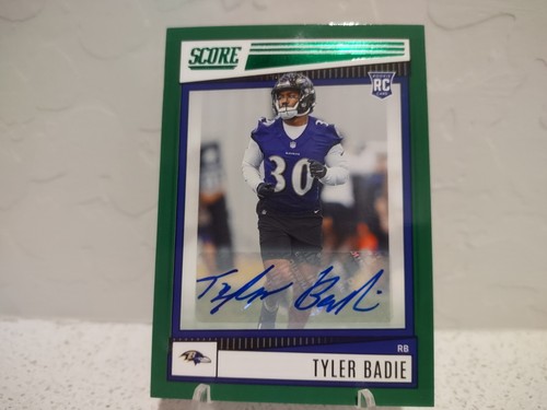 2022 Score Tyler Badie RC Auto "Rookies Signature" #342 | eBay