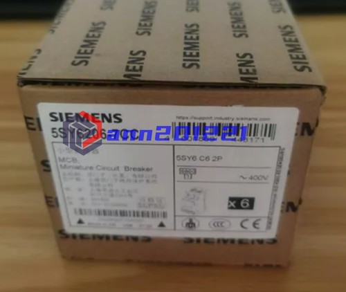 6pcs/1Box New Siemens 5SY6206-7CC 5SY62067CC Circuit Breaker 2P 6A | eBay