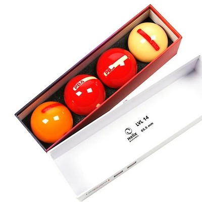 PBA 4Balls Helix Official Billiards Pools balls 65.5mm Korean pools ...