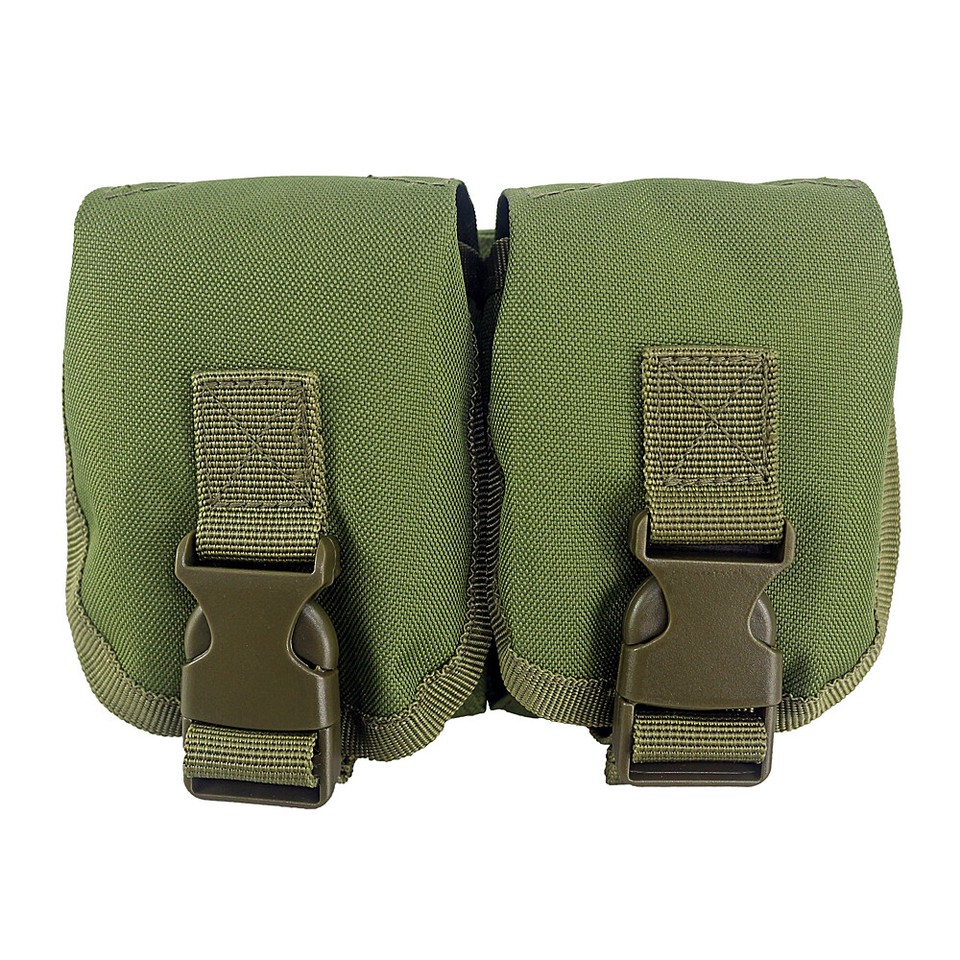 Double Frag Grenade Belt Pouch Tactical Military Molle EDC Tool Bags ...