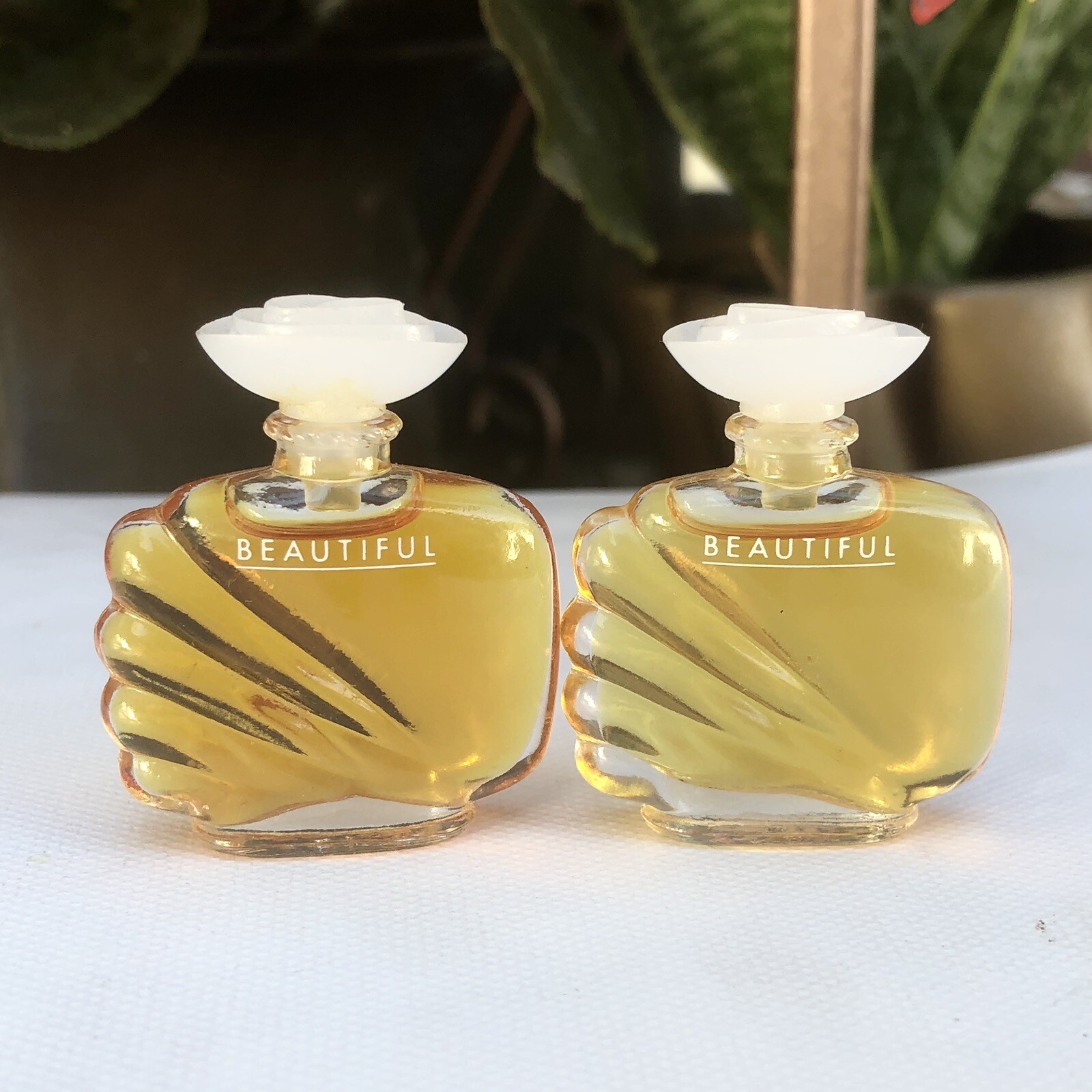 💝2 MINIATURE Vintage BEAUTIFUL ESTEE LAUDER Parfum Mini Travel-Size ...