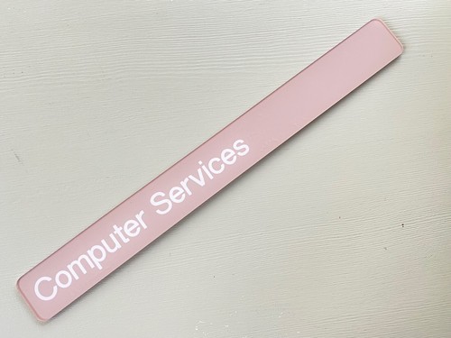 Vintage Computer Services Sign for Office Workstation Plaque Technology ...
