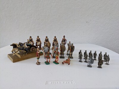 Lot of Roman Toy Soldier Figures (2 Timpo) + More | eBay
