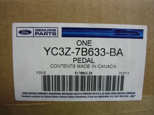 99 THRU 03 F250 F350 F450 Clutch Pedal and Spring 7.3 Diesel YC3Z*7B633 ...