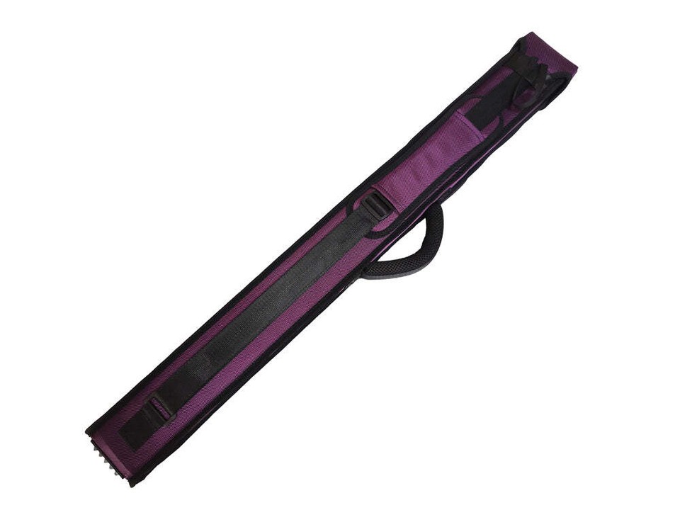 Champion 2X2,2X3,3X4 nylon Billiard Pool Cue Stick Purple Hard Case ...