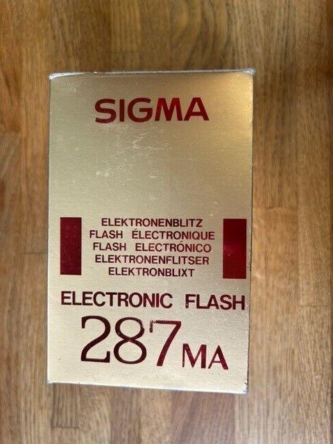 Sigma Electronic flash 287MA | eBay UK