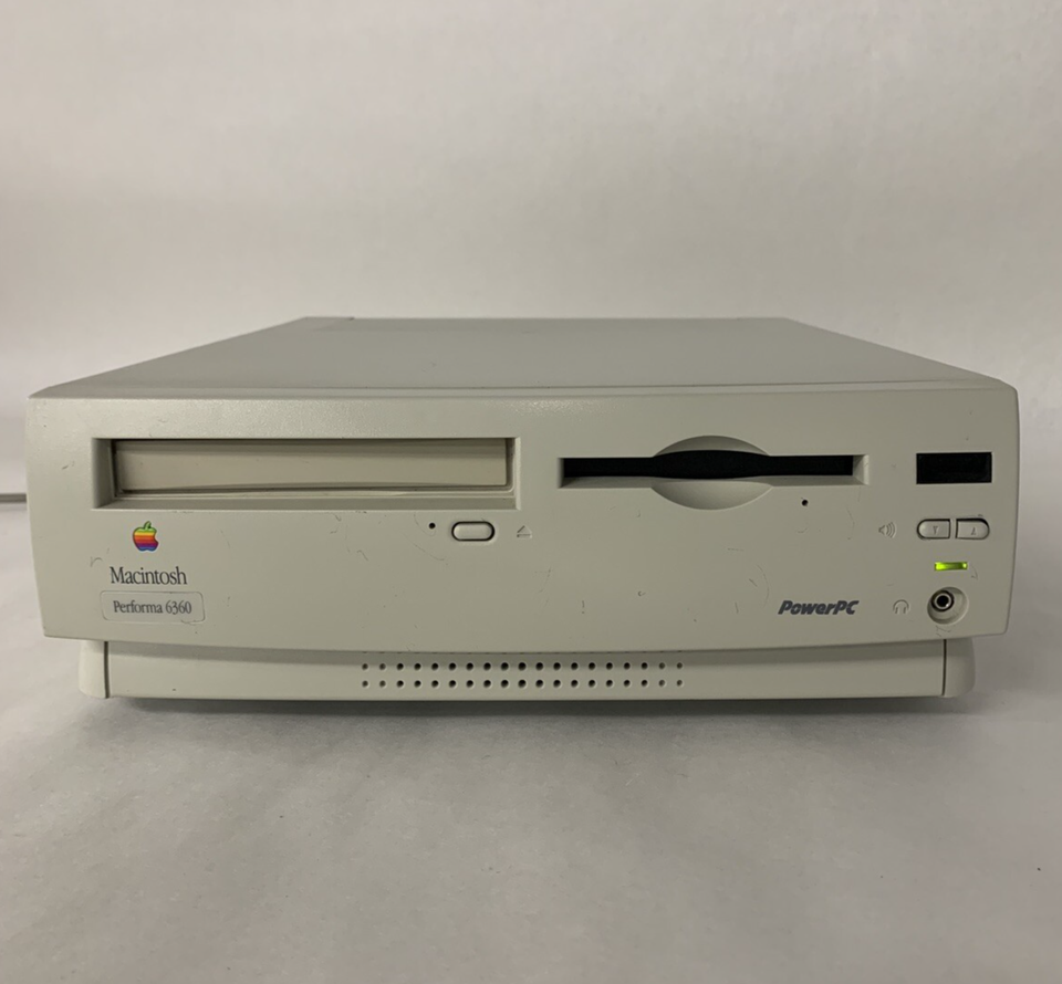 Macintosh Performa 6360 Power Macintosh CD Vintage Powers and Boots No ...