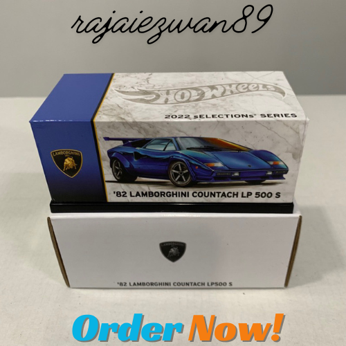Hot Wheels Collectors RLC Exclusive Lamborghini Countach LP500 S Black ...