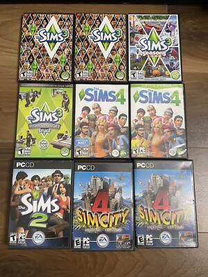 The sims Game Lot-Sims 2, Sims 3 Seasons, Sims 4 Deluxe Edition ...