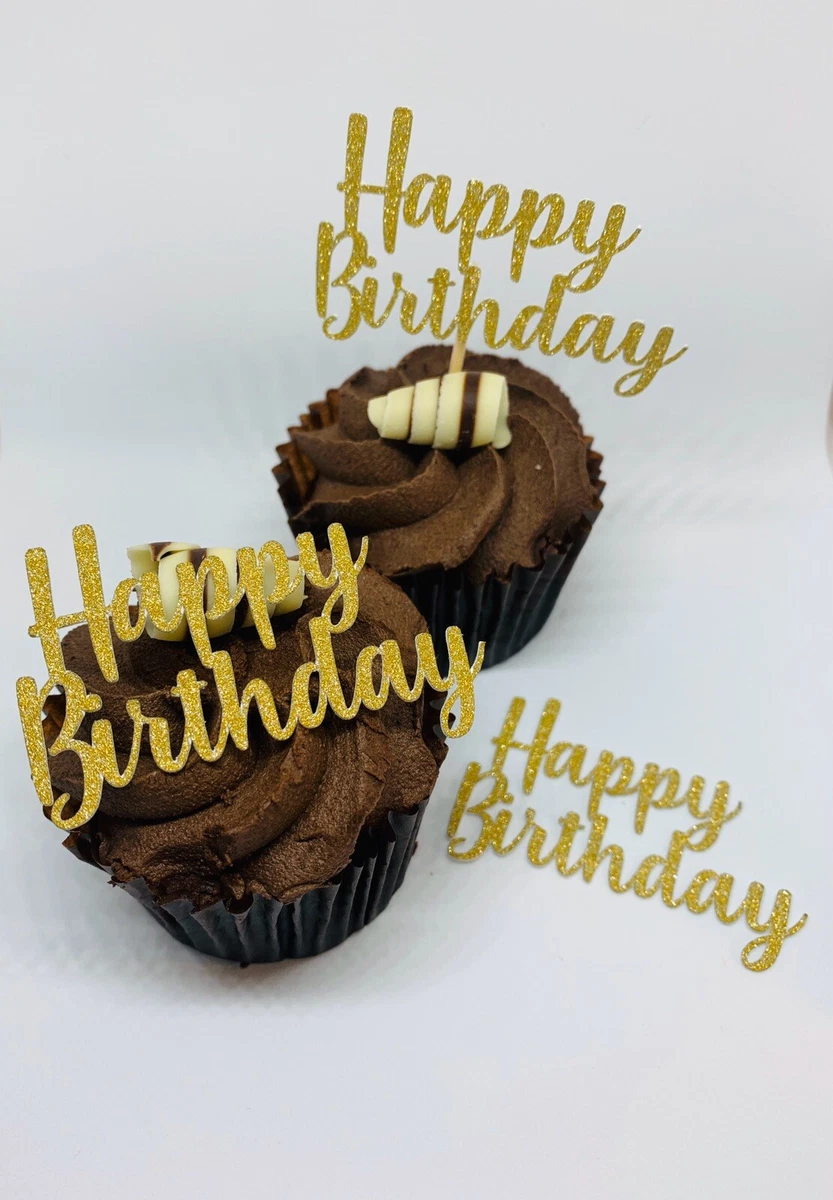 Cute Happy Birthday Cupcake