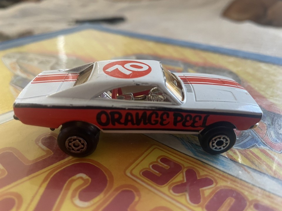1971 Vintage Matchbox Dodge Charger Orange Peel Mopar Muscle Car ...