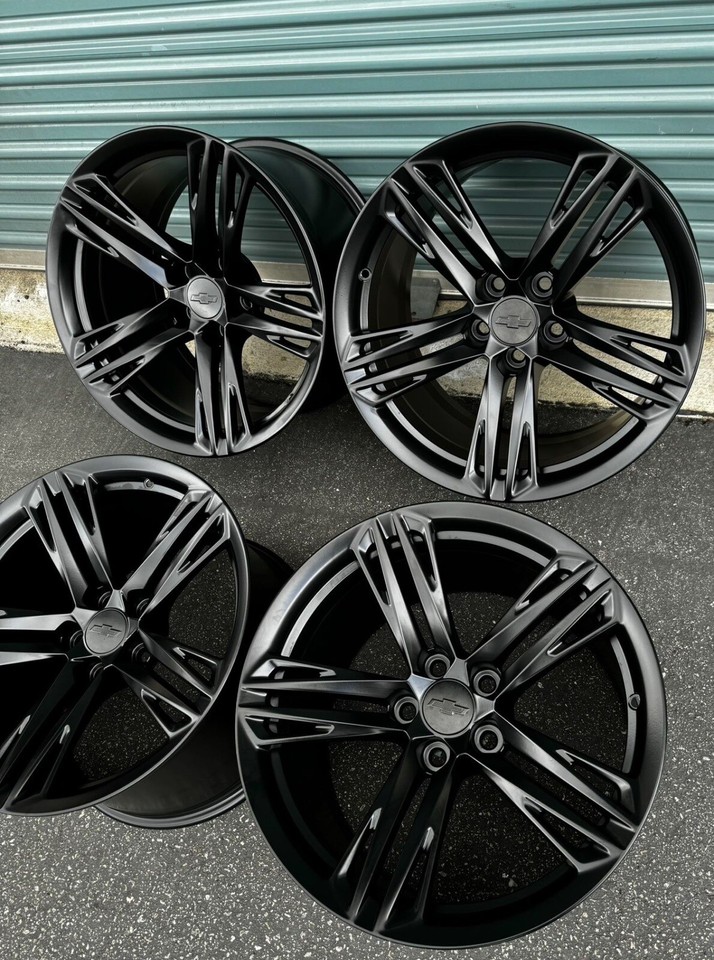 19" Chevrolet Camaro ZL1 1LE ZL-1 1-LE Track Black Wheels Rims Factory ...