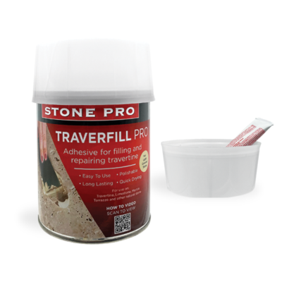 Stone Pro-Traverfill Pro Adhesive for Filling & Repairing Travertine ...