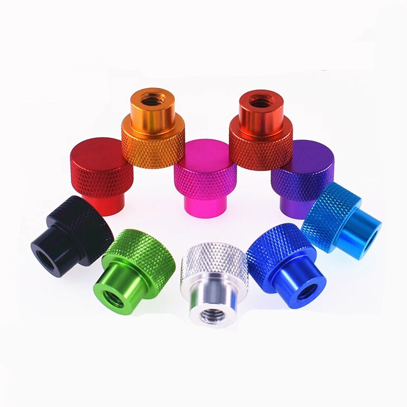 UNC #6-32 Knurled Thumb Nut Aluminum Alloy Hand Grip Knob Nuts Blind ...