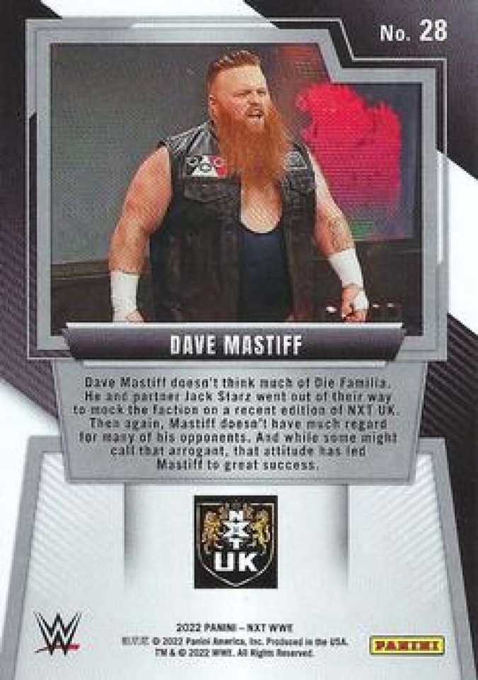 Dave Mastiff 2022 Panini WWE NXT #28 Wrestling ID:42915 | eBay