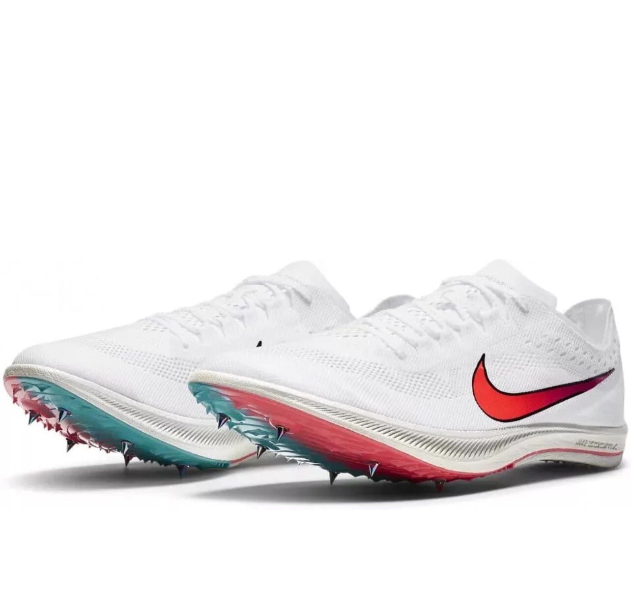 Nike ZoomX Dragonfly Spikes White Flash Crimson Hyper Jade Ombré Men's ...