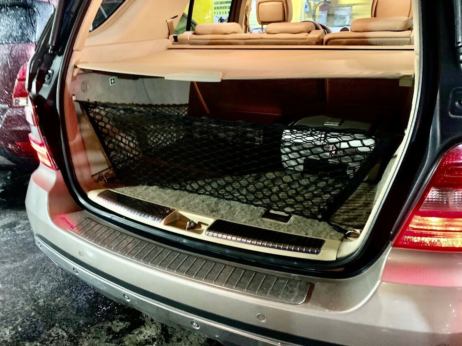 Rear Trunk Envelope Style Cargo Net for MERCEDES-BENZ ML-CLASS 2006 ...