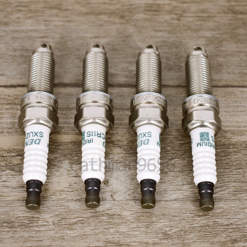 4Pcs Iridium Spark Plugs Fits For Honda Denso 12290-R40-A02 SXU22HCR11S ...