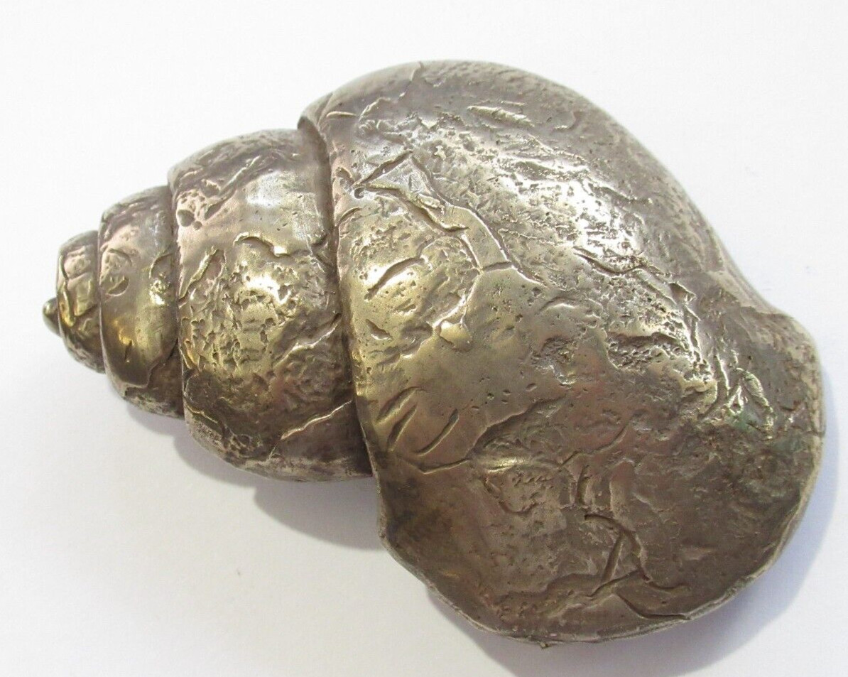 Vintage James Avery Sculpted Bronze Seashell Belt Buc… - Gem