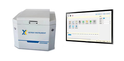 EDS-5800T 20 Elements XRF Spectrum Analyzer Gold Purity precious metal ...