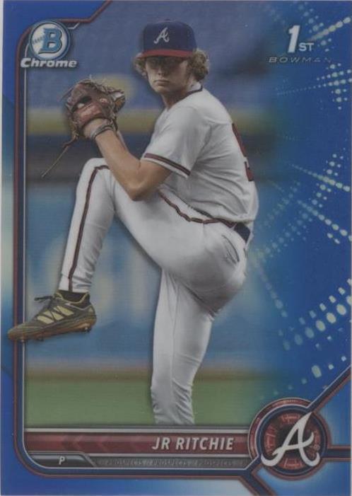 2022 Bowman Draft - Chrome JR Ritchie #BDC-126 Blue Refractor /150 (RC ...