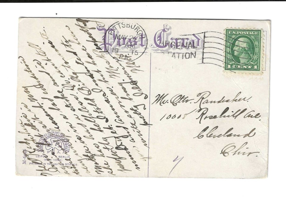 1915 POSTCARD OF FORBES FIELD IN PITTSBURGH-HONUS WAGNER,MAX CAREY,DAZZY VANCE | eBay