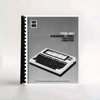 Radioshack Tandy TRS-80 Model 100 Portable Computer Manual | eBay