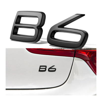 For VOLVO B6 Glossy Black Rear Boot Trunk Emblem Sticker Letter Badge ...