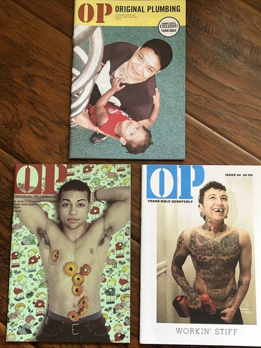 Rare Lot Of 3: ORIGINAL PLUMBING FTM Transgender LGBT Art Gay Trans ...