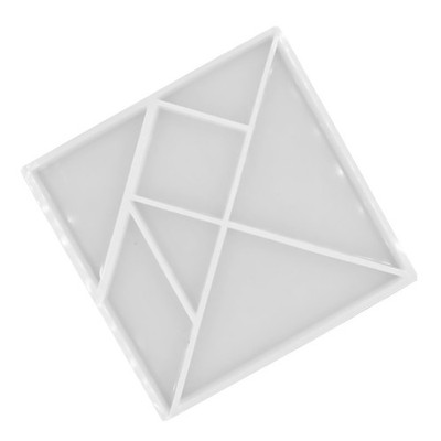 1pc DIY Manual Mold Crystal Silicone Tangram Mold Creative Puzzle Molds ...
