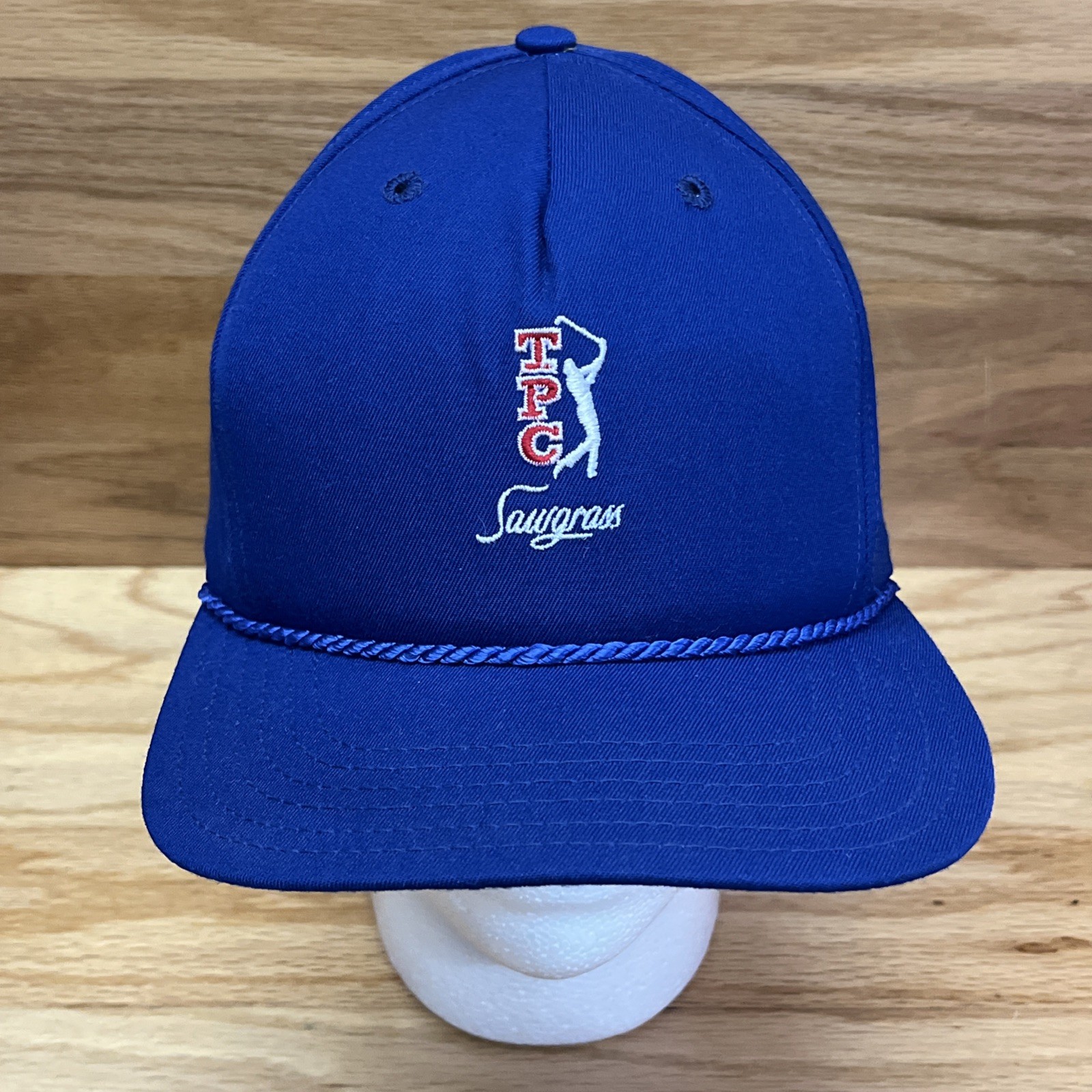 TPC Sawgrass Hat Blue Vintage New Era Golf Medium Lar… - Gem