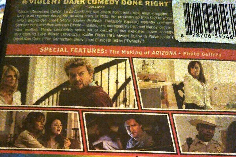 Arizona (Blu-ray disc only, 2018) luke wilson, danny mcbride, rosemarie ...