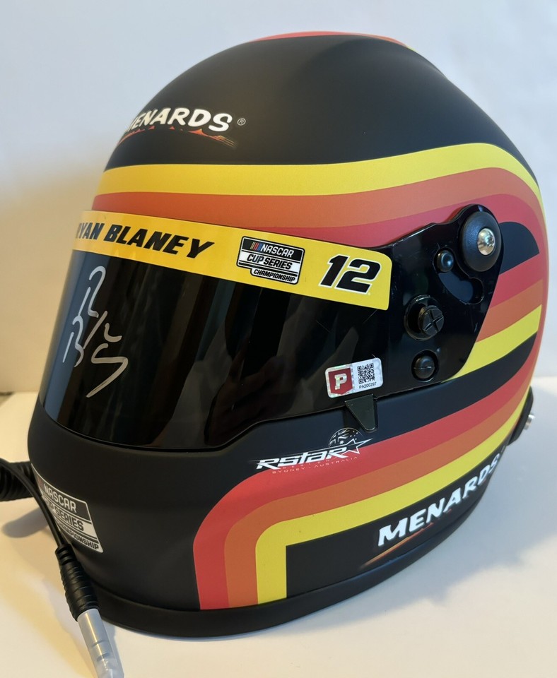 Ryan Blaney Signed NASCAR 2023 Cup Championship Menards Full Size ...
