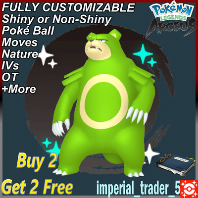 Pokémon Legends Arceus Shiny Alpha Ursaring W/ Best 6IV Customizable | eBay