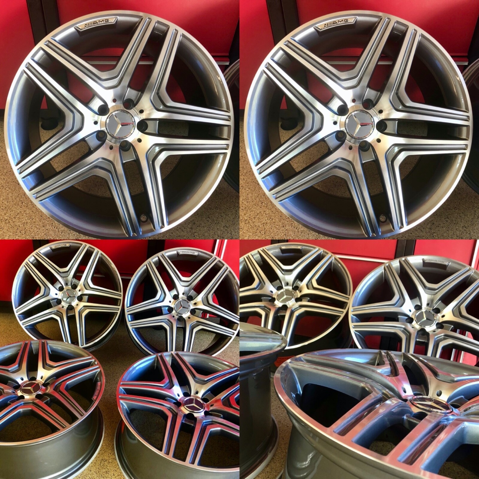 MERCEDES 18 INCH GLA45 RIMS WHEELS 18/8.5 FIT GLA250 GLA CLA250 E350 ...
