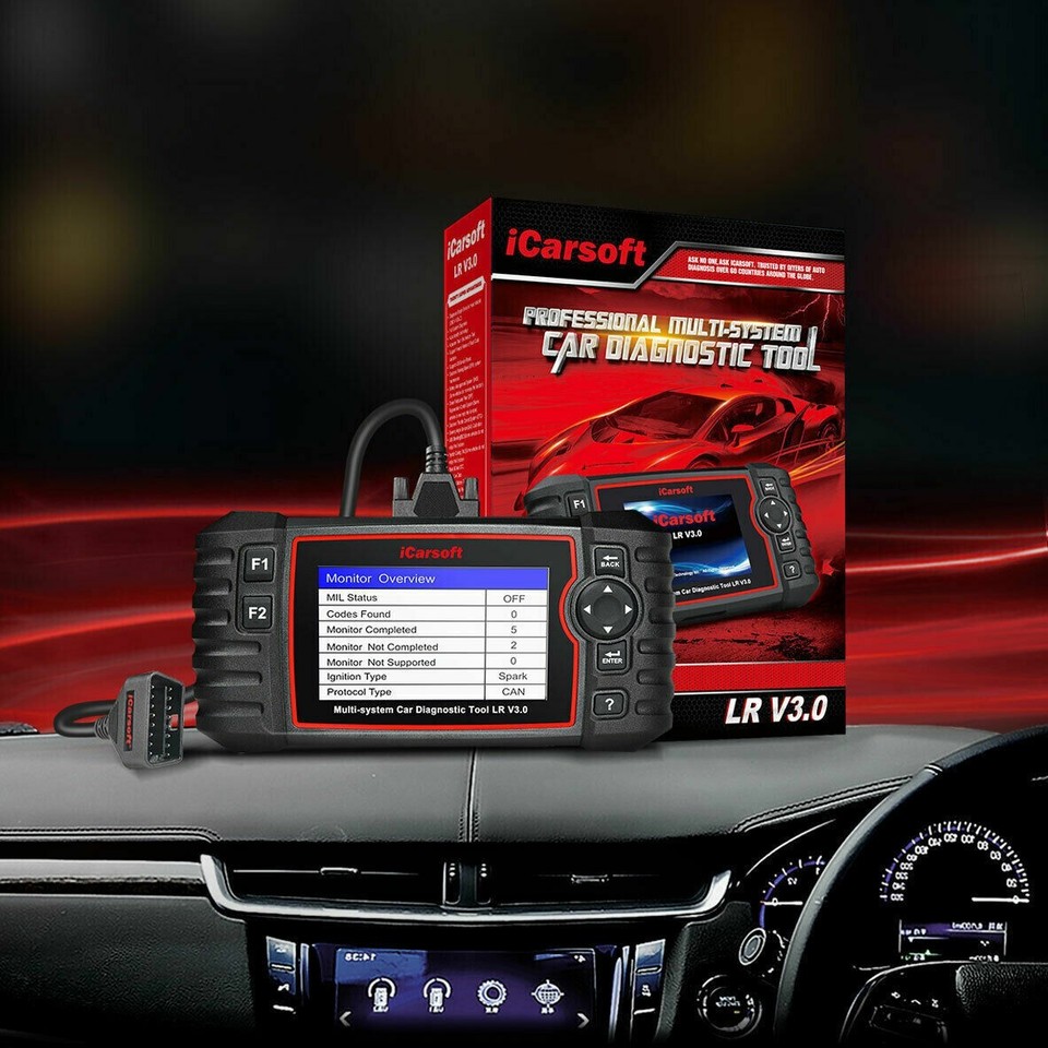 Range Rover L405 Diagnostic Scan Tool Fault Code Reader - iCarsoft LR ...