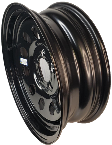 TRAILER RIM WHEEL 15x5 5/4.5 Black Steel mod Camper Boat Utility Farm ...