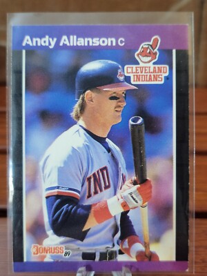 1989 Leaf/Donruss Baseball Andy Allanson - Cleveland Indians - Card ...