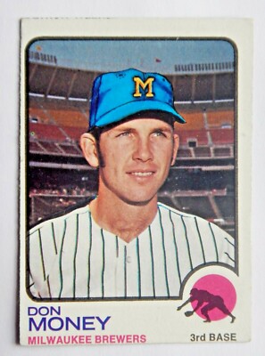 Don Money #386 Topps 1973 Baseball Card (Milwaukee Brewers) VG | eBay