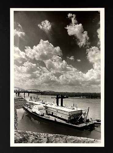1989 William S Mitchell Dust Pan Dredge Boat Missouri River Vintage ...
