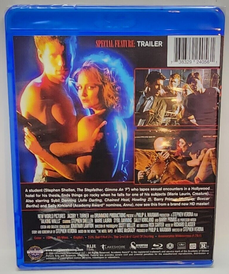 Talking Walls (Blu-ray, 1987) Stephen Shellen, Sybil Danning, Marie Laurin 738329240561| eBay