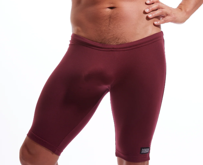 N2N Brushed Lounge Biker (L36-38") Burgundy. Brand New With Tags. | eBay UK