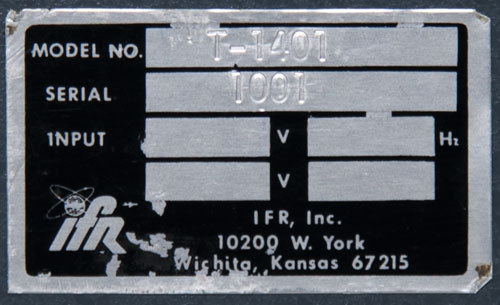 Aeroflex/IFR T-1401 Tacan Generator Accessory for IFR ATC-1400A | eBay